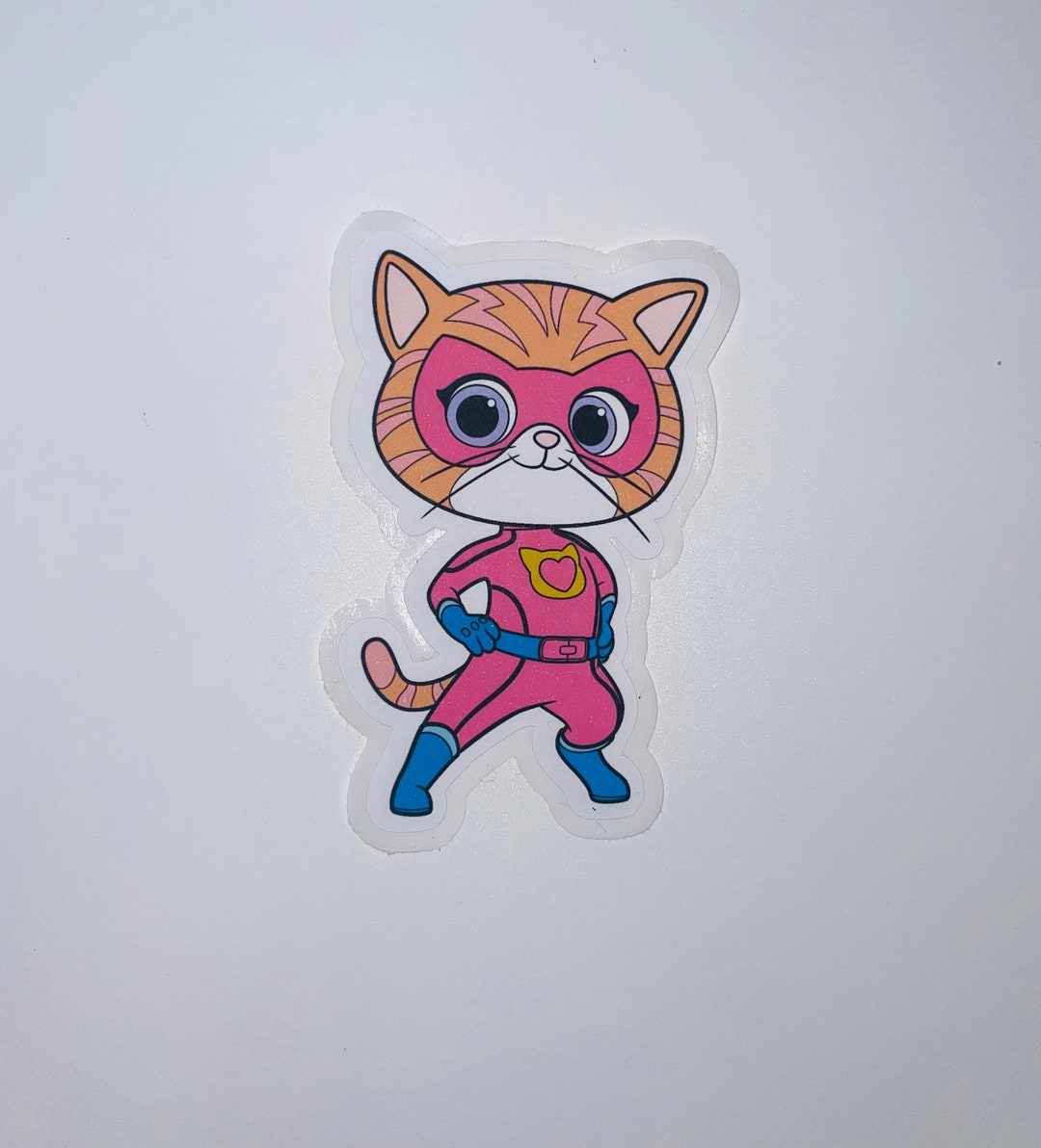 Superkitties Stickers Bundle 3 Stickies in 3 Sizes - Etsy