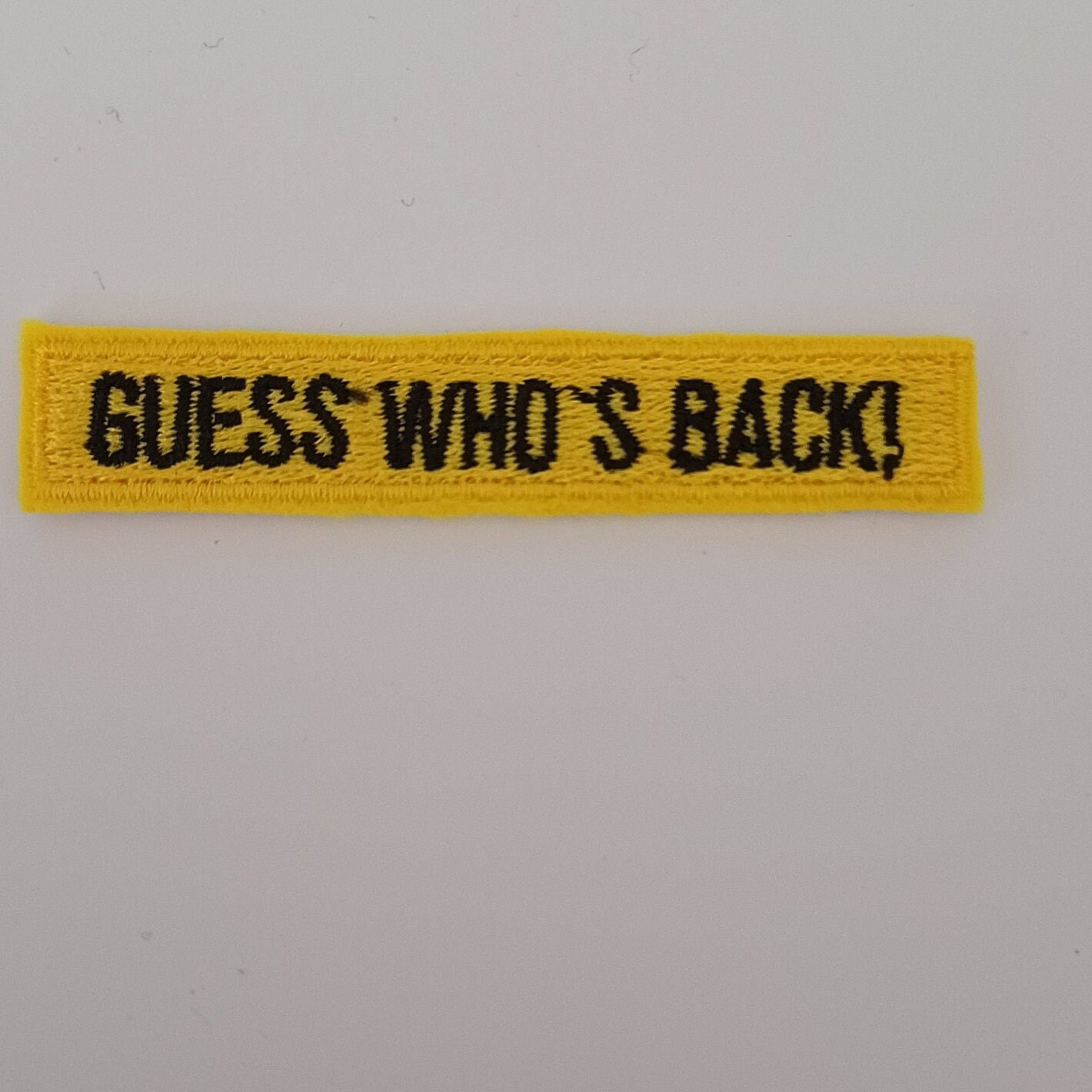 Rapboy and Guess Who's Back Patches, Set of Three Iron on Patches ...