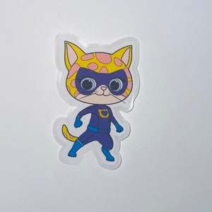 Superkitties Stickers Bundle 12 Stickies in 3 Sizes - Etsy