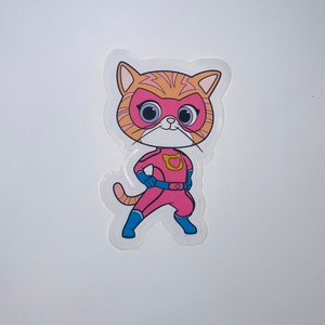 Superkitties Stickers Bundle 12 Stickies in 3 Sizes - Etsy