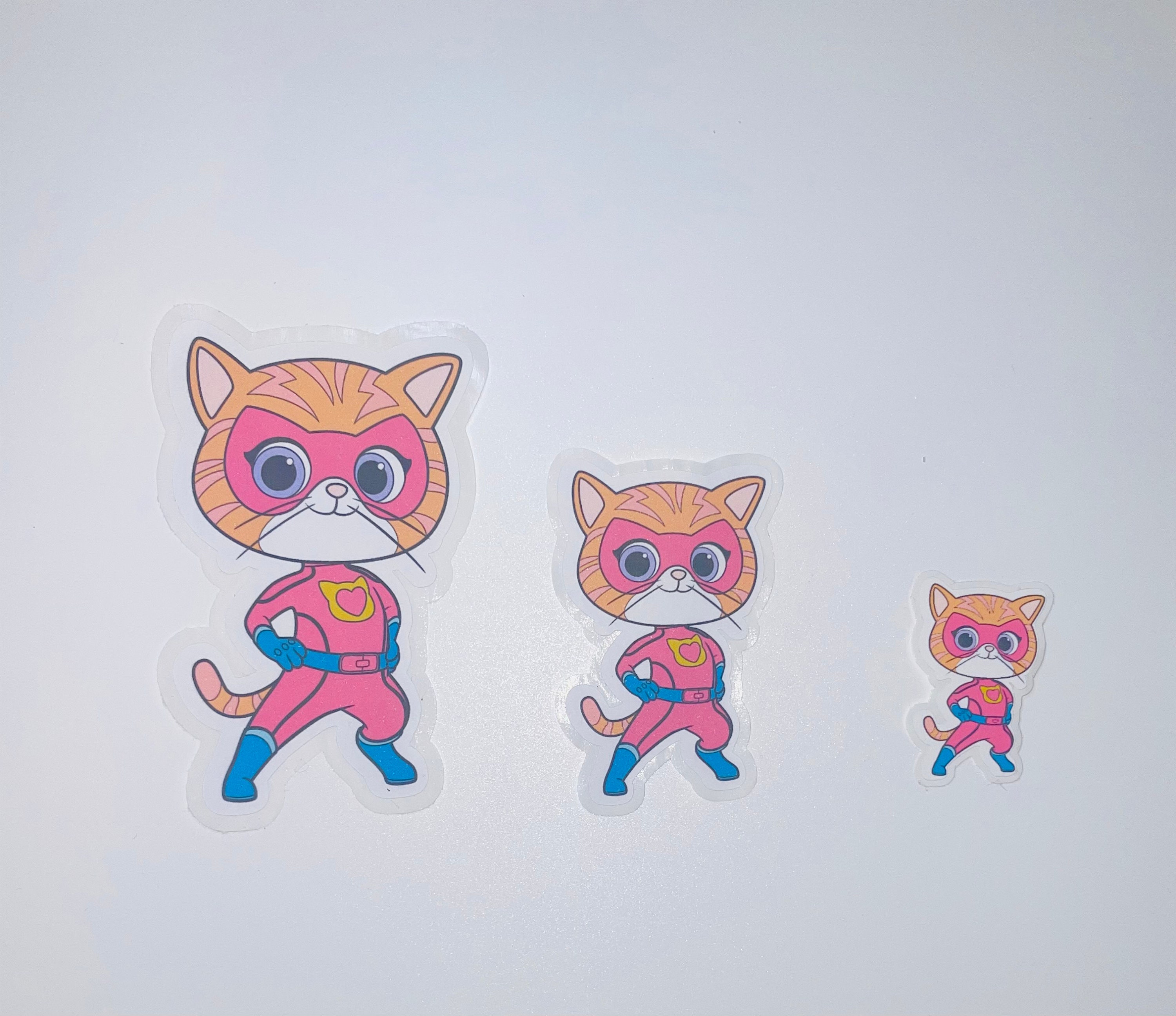 Superkitties Stickers Bundle 3 Stickies in 3 Sizes - Etsy