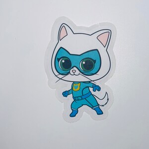 Superkitties Stickers Bundle 12 Stickies in 3 Sizes - Etsy