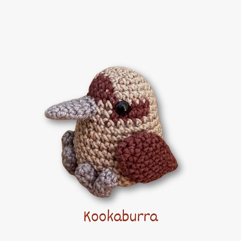 Australian Birds Crochet Pattern Bundle: Amigurumi Magpie, Kookaburra ...