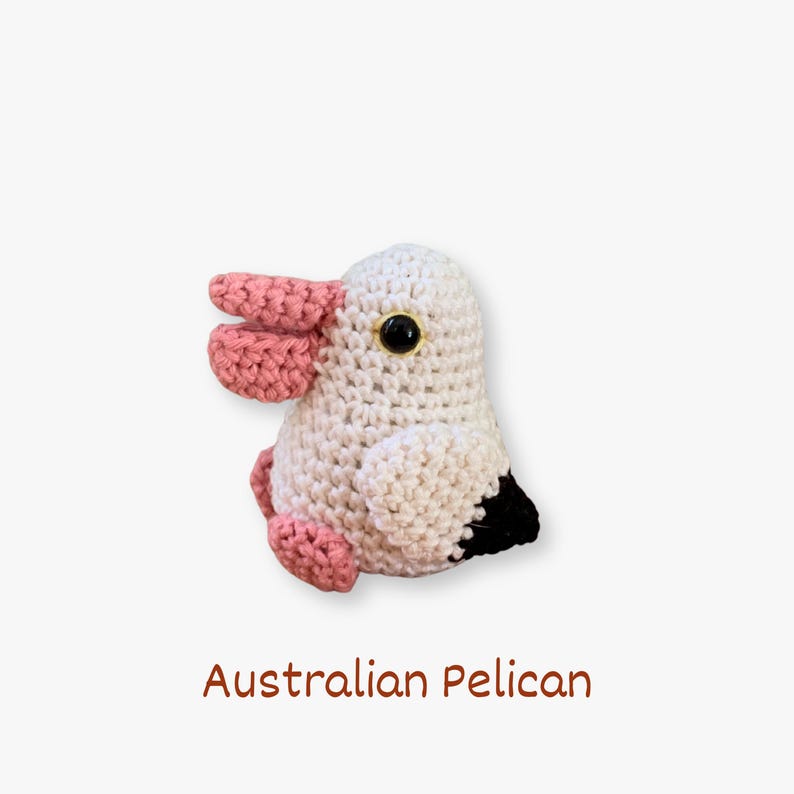 Australian Birds Crochet Pattern Bundle: Amigurumi Magpie, Kookaburra ...