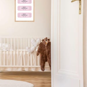 Baby Raffle Ticket Poster - Etsy