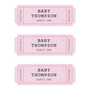 Baby Raffle Ticket Poster - Etsy