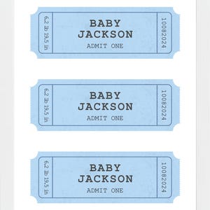 Baby Raffle Ticket Poster - Etsy