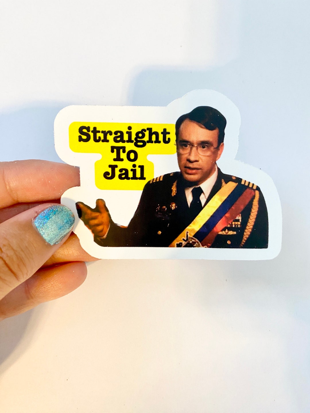 Parks and Rec Vinyl Sticker Art Straight to Jail Fred Armisen Leslie ...