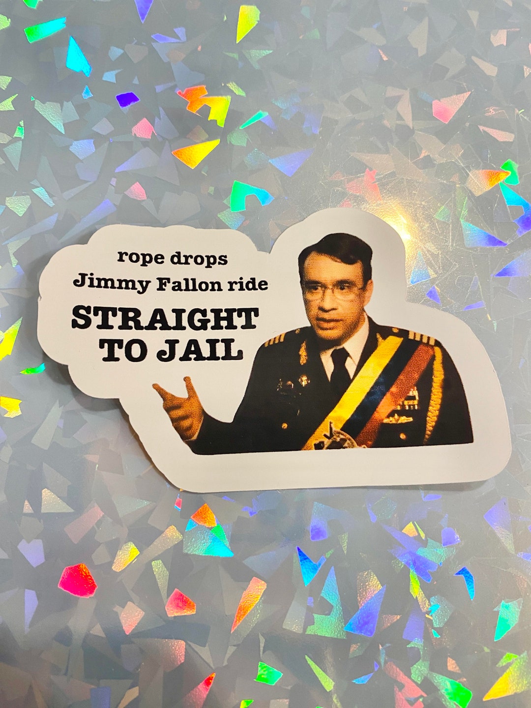 Straight to Jail Universal and Parks and Rec Vinyl Sticker Art Fred ...