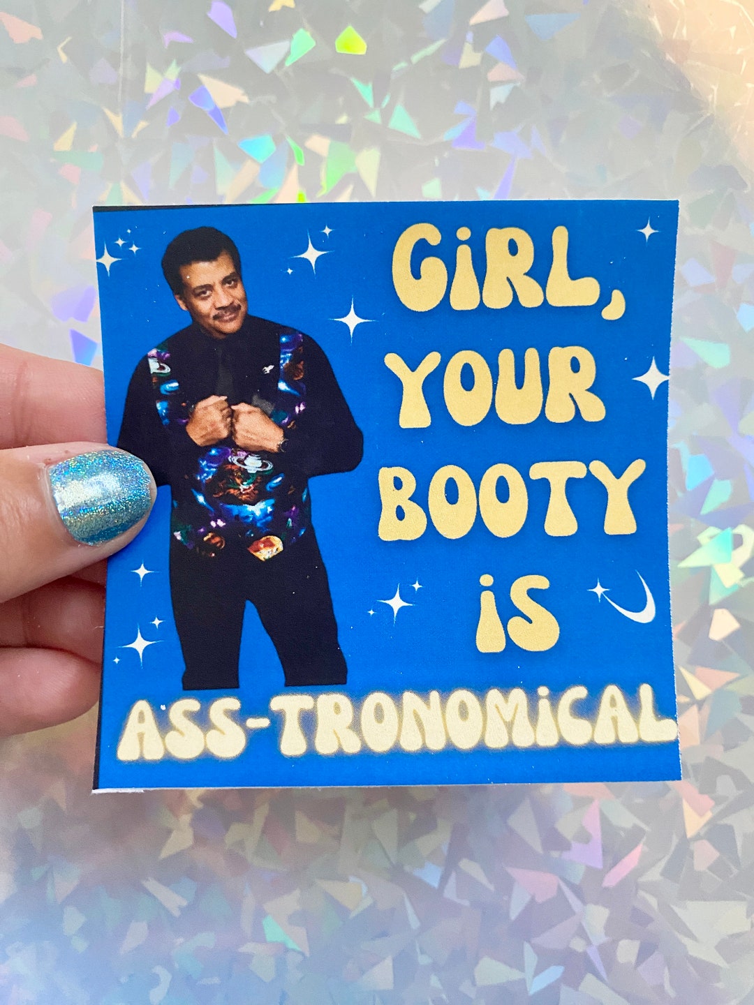 Neil Degrasse Tyson Vinyl Sticker Funny Decal Gift Astronomy Space ...
