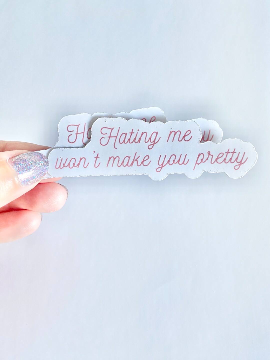 Hating Me Vinyl Sticker Movies Cute Funny Snarky Decal Gift Idea Girly ...