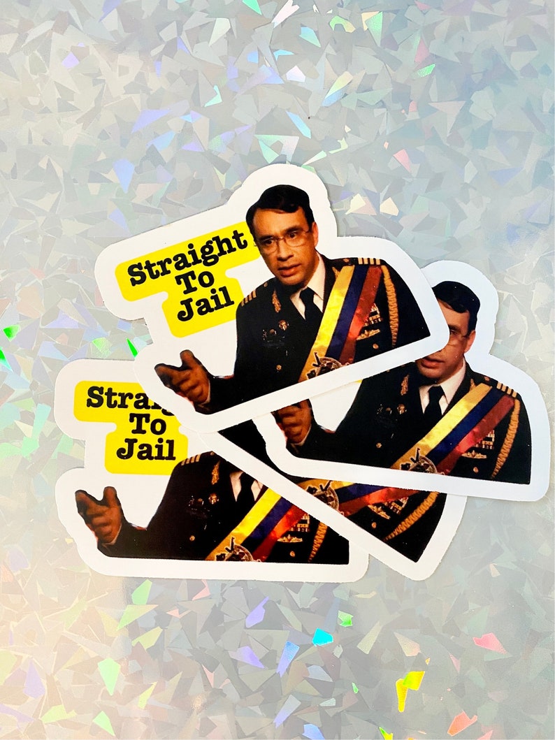 Parks and Rec Vinyl Sticker Art Straight to Jail Fred Armisen Leslie ...