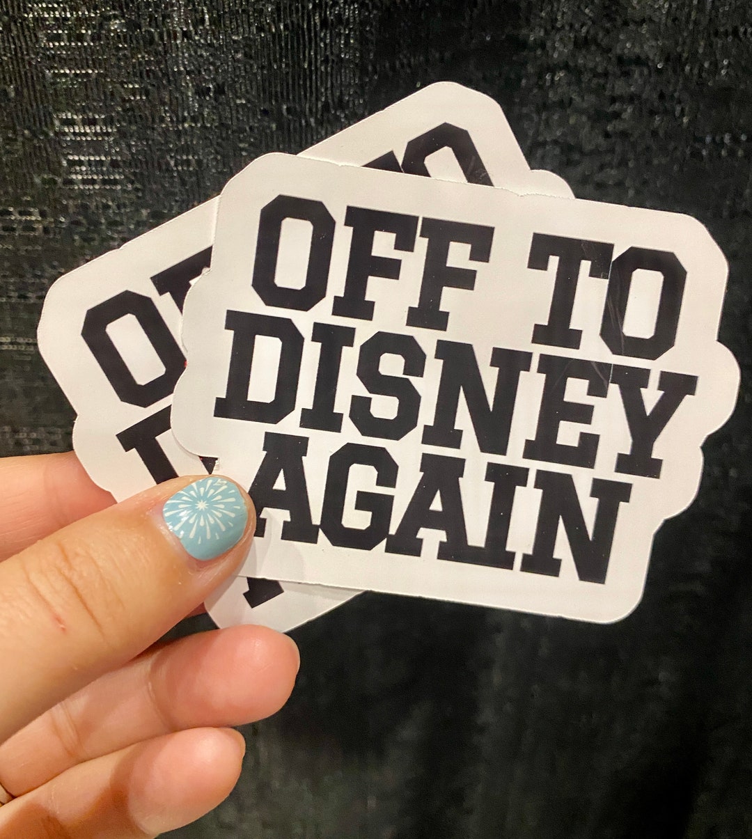 Off to Disney Sticker Art Disney World Disneyland Trip Adult Orlando ...