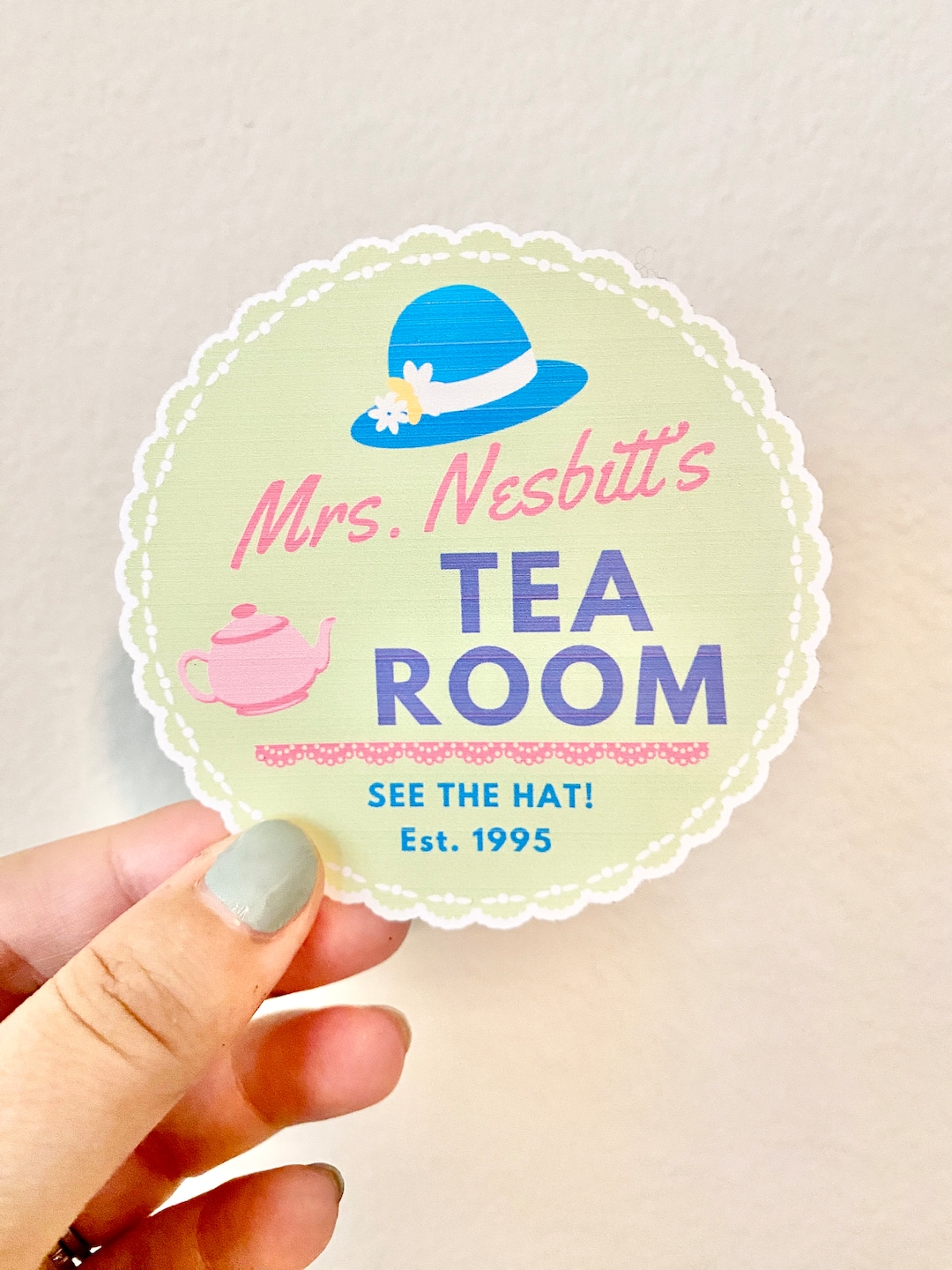 Buzz Lightyear Vinyl Sticker Mrs. Nesbitt Art Toy Story Disney Adult ...