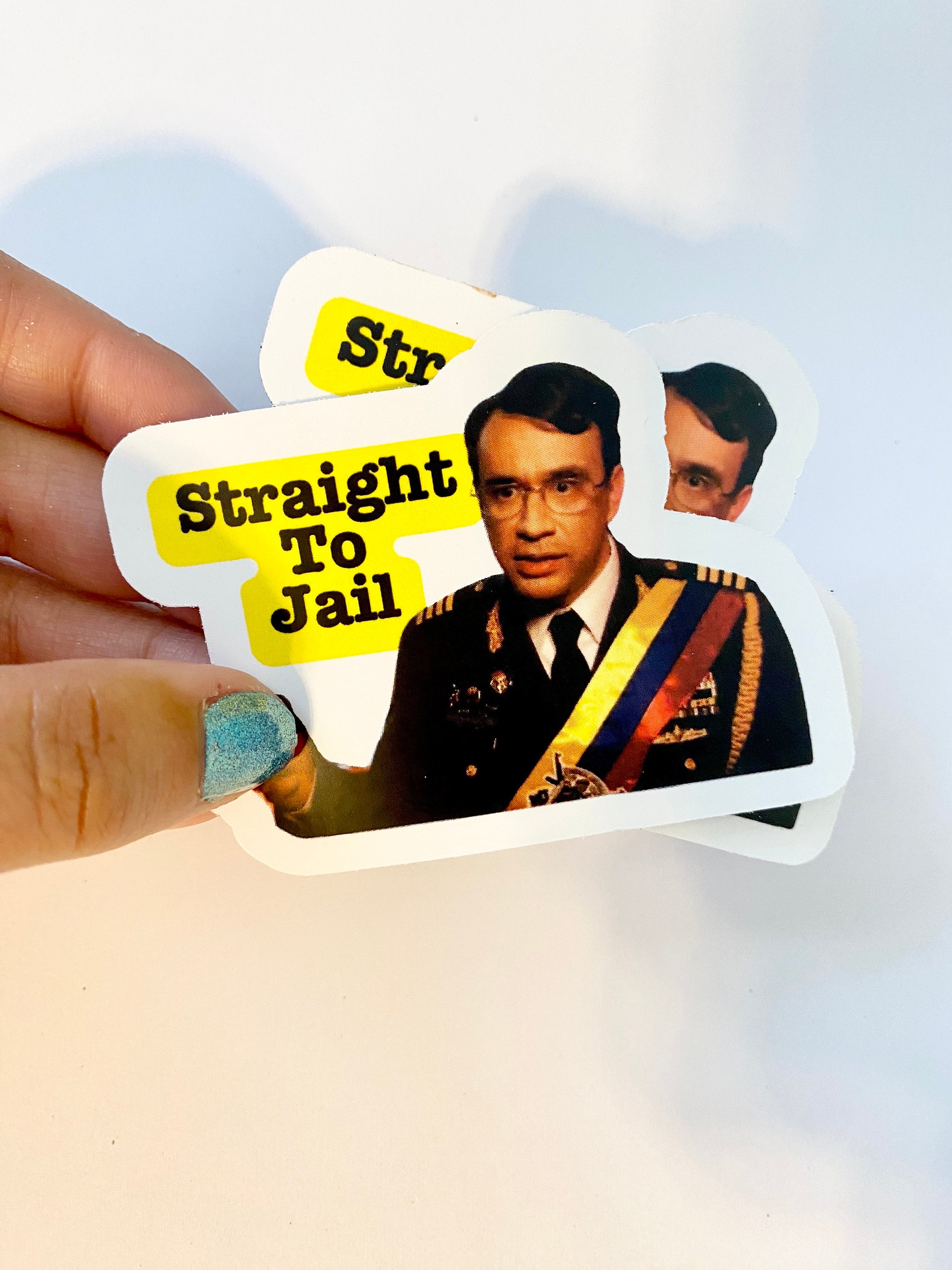 Parks and Rec Vinyl Sticker Art Straight to Jail Fred Armisen Leslie ...