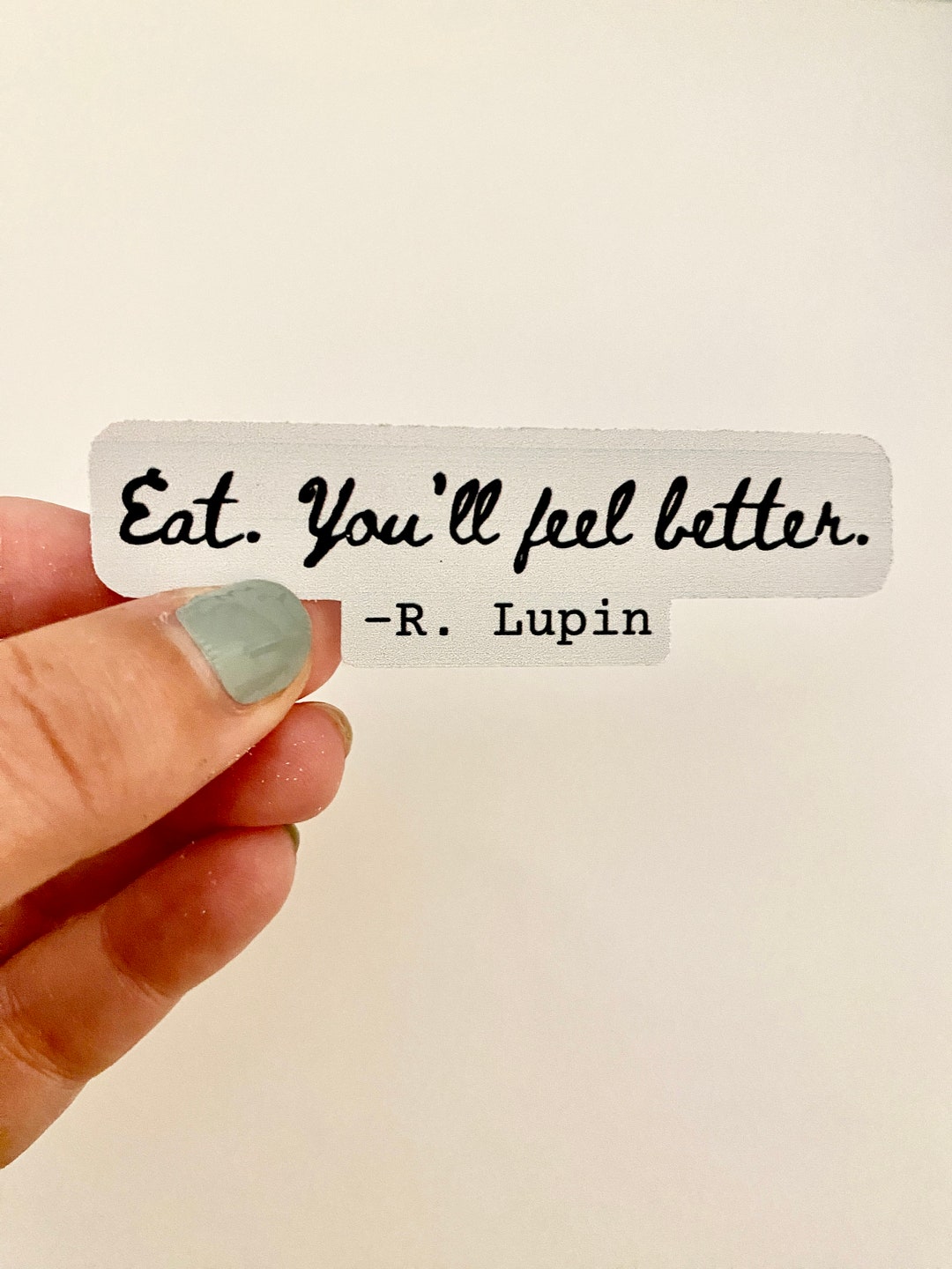 Potter Lupin Vinyl Sticker Art Kitchen Food Girl Dinner Lunch Funny ...