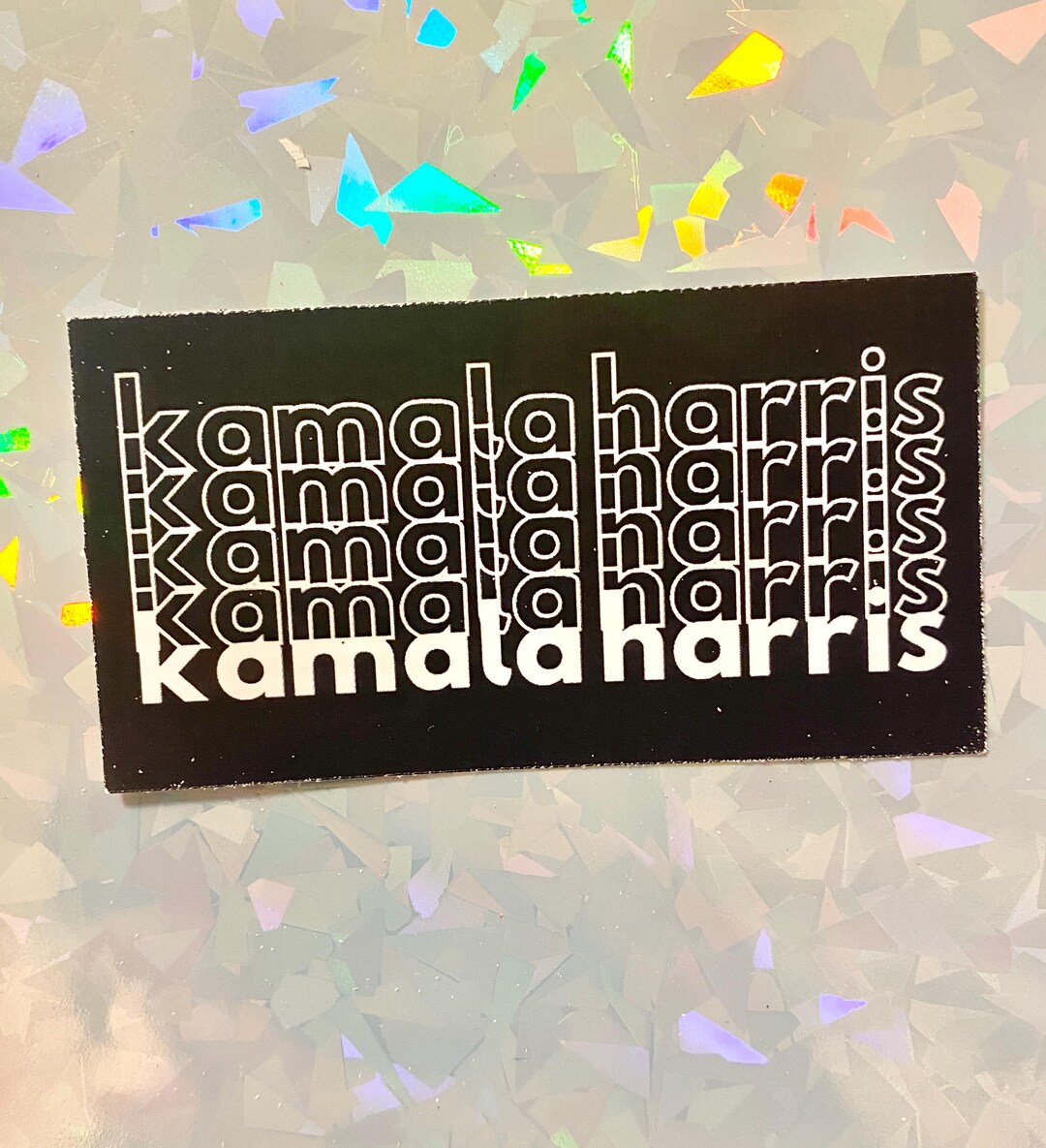 Kamala Harris Vinyl Sticker President Election 2024 Democrat Laptop ...