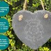 Yorkshire Born and Bred - Slate Heart Plaque - Northern Regional Gift ...
