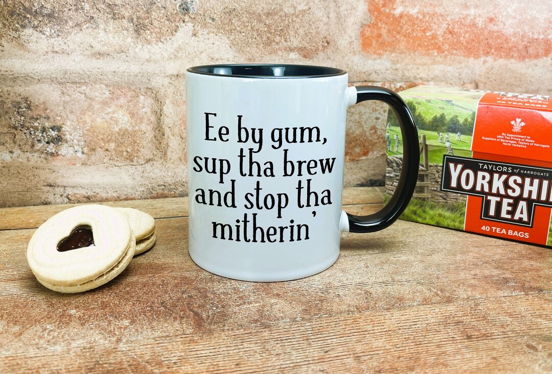 Sup Tha Brew Yorkshire Dialect Personalised Ceramic Mug Northern ...