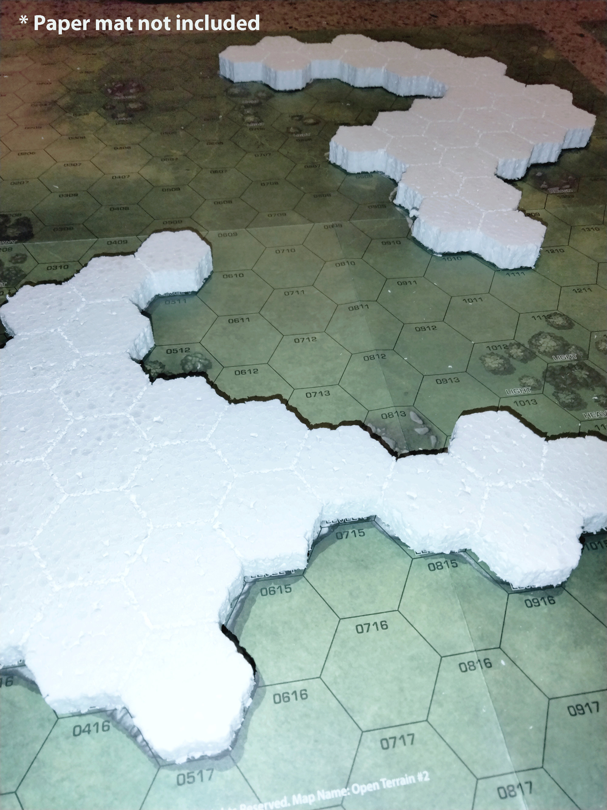 Hex Hills Set for Battletech Open Terrain 2 unpainted - Etsy