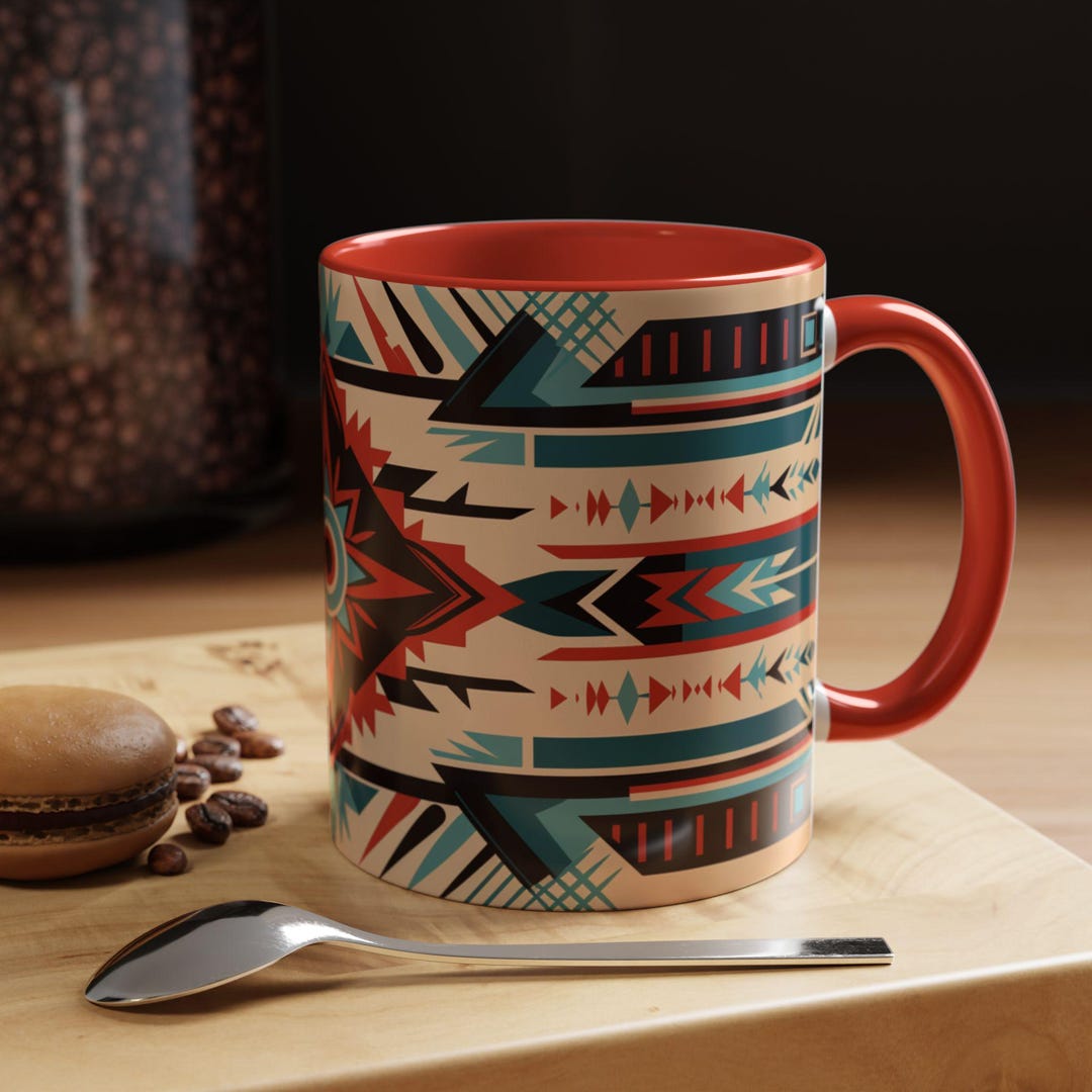 11oz Native American Design 1 ~ 8 Colors Dishwasher and Microwave Safe ...