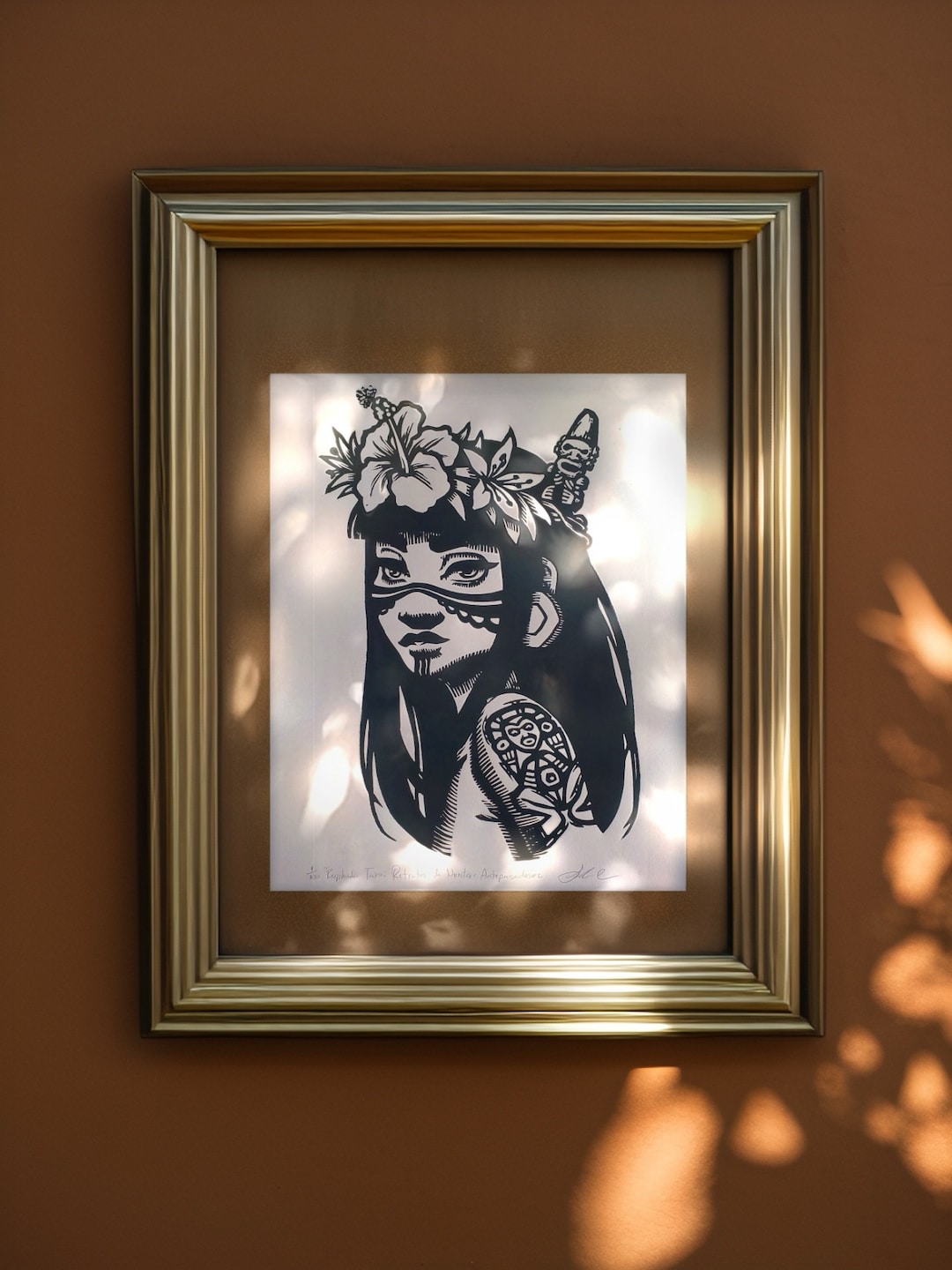 Beautiful Taino Woman With Atabey Goddess Symbols, Arawak Indians ...