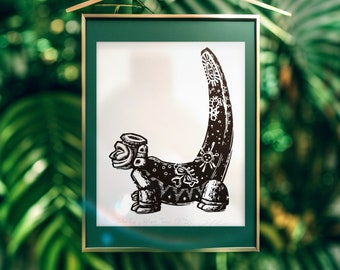 Taino Symbols Quad Printable Wall Art Black and White - Etsy