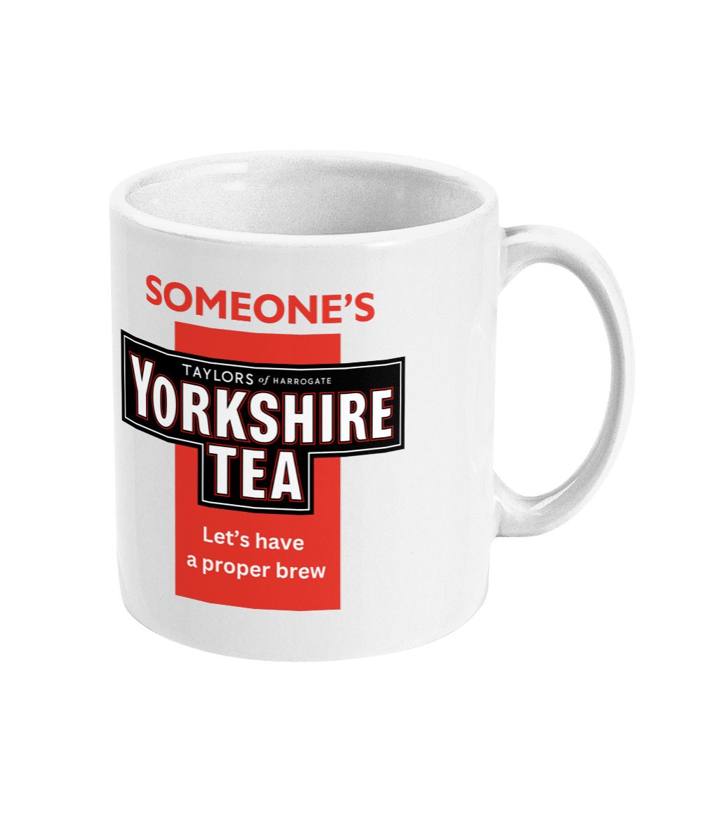 Yorkshire Tea Mug Personalised Birthday / Father's Day / Valentinegift ... Yorkshire Tea Mug Personalised Birthday / Father's Day / Valentinegift ...