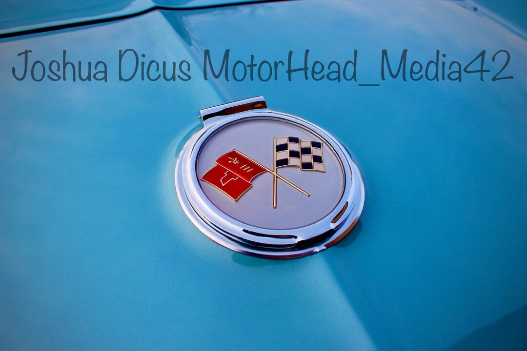 Classic Corvette Tail Badge Digital Download Photography - Etsy