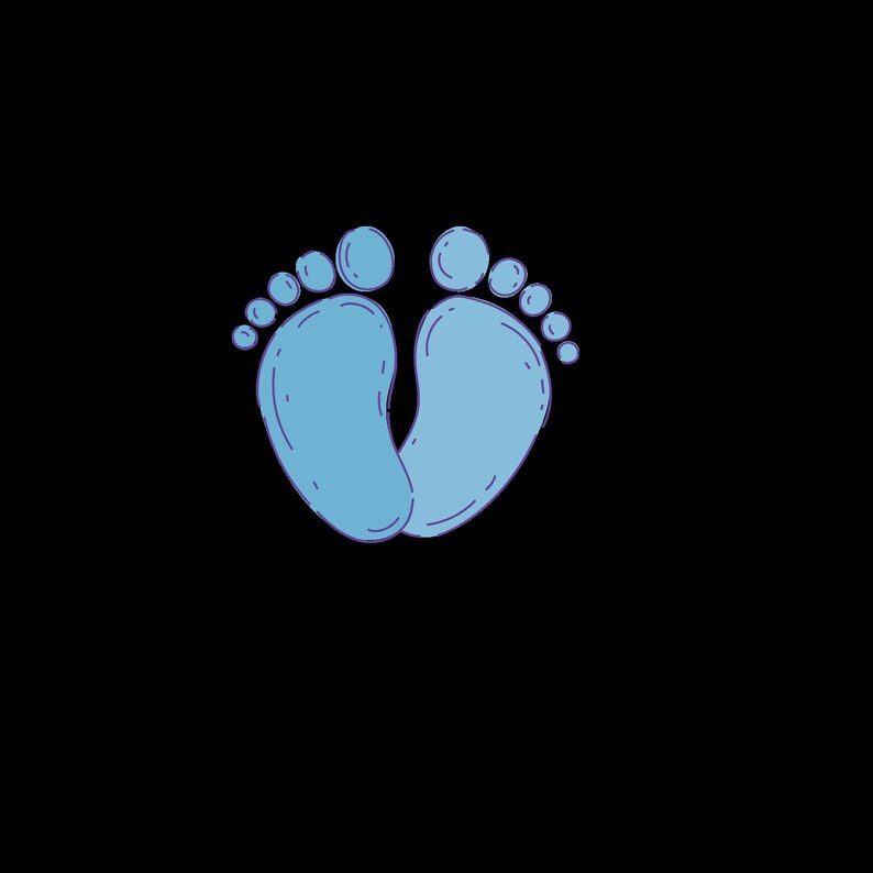 Blue Baby Feet for Cricut - Etsy
