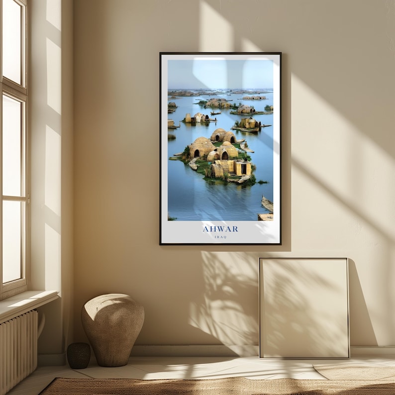 Ahwar of Southern Iraq Wall Art Print Mesopotamian Marshlands ...