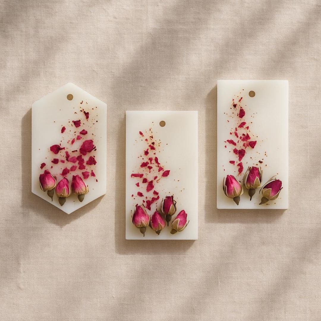 Floral Wax Sachet With Rosebuds: Handmade Soy Closet Air Freshener - Etsy