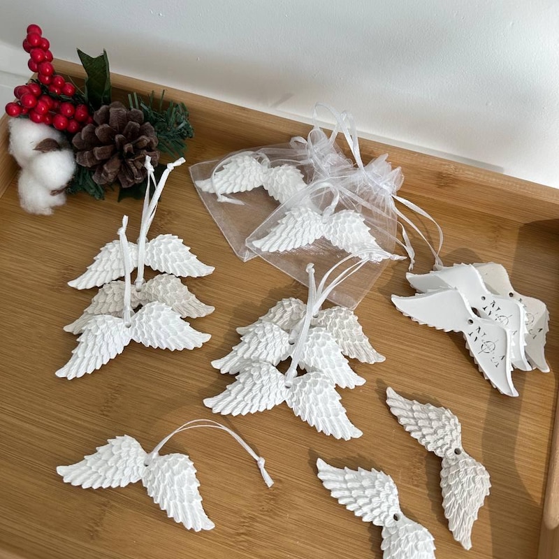 Angel Wings Ornament - Etsy