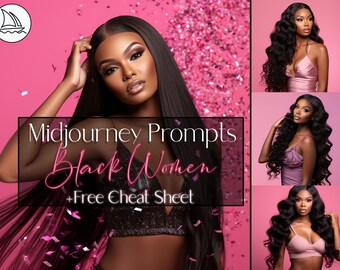 1000 Midjourney Prompts for Black Women - Etsy