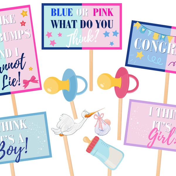Gender Reveal Photo Booth - Etsy