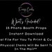 WICKED Photo Booth Props / Instant Download DIY Printable / - Etsy