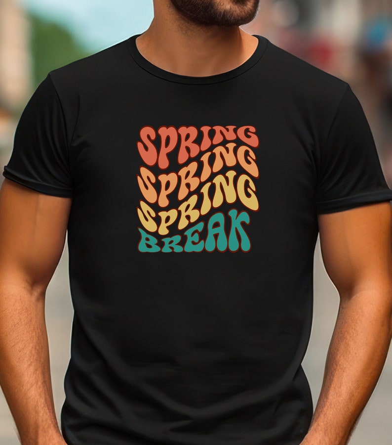 Spring Break T-shirt, Retro Spring Break Tee, Teen Tshirt, Teacher ...