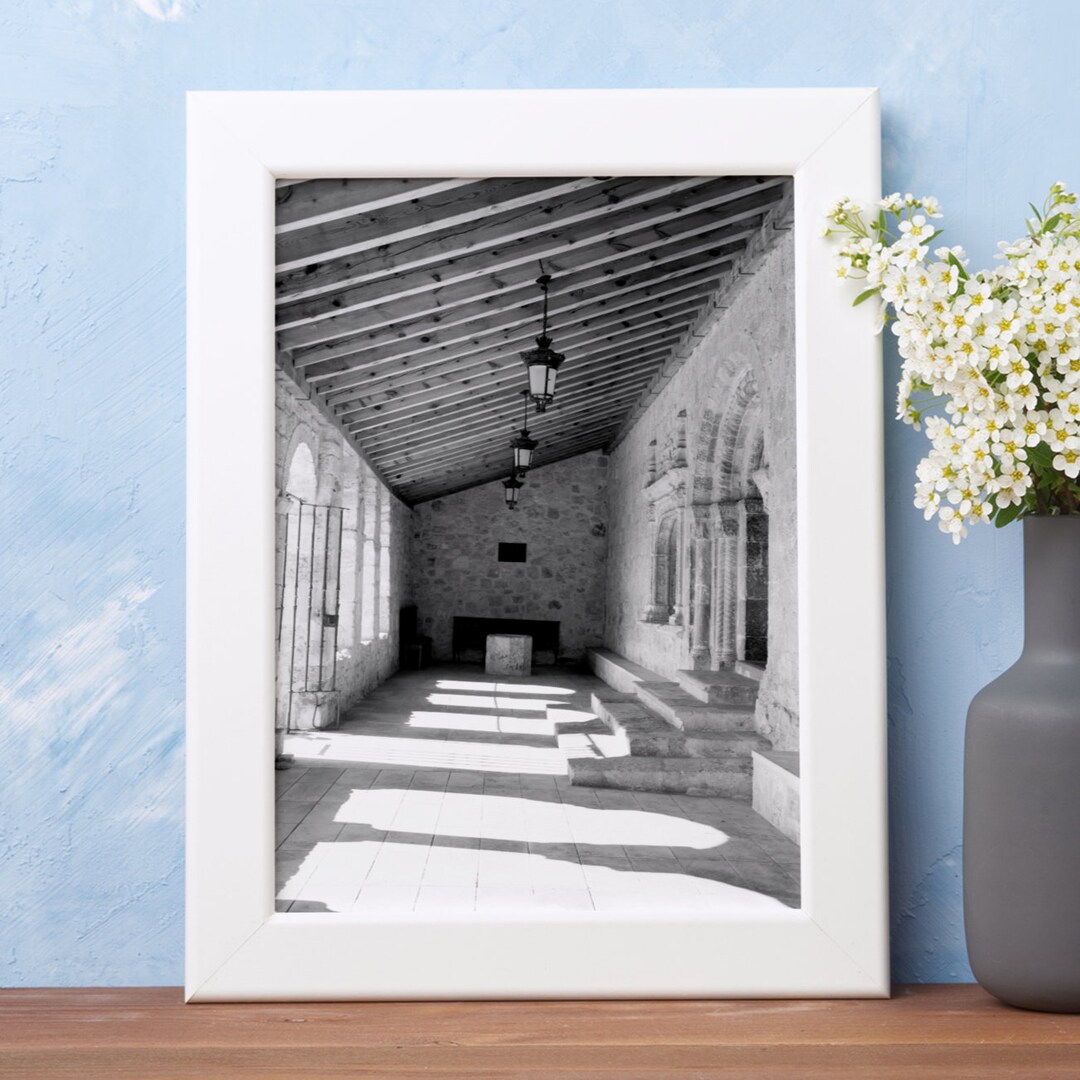 Black and White Architectural Gateway Photography Interior - Etsy