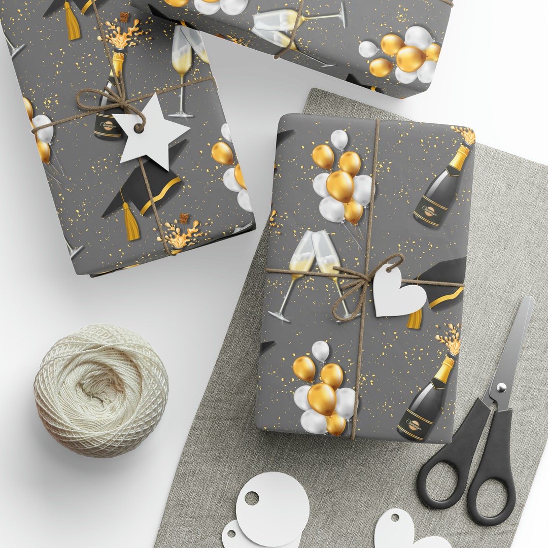 Celebration Wrapping Papers, Champagne Gift Wrap, Floral Gift Wrap ...