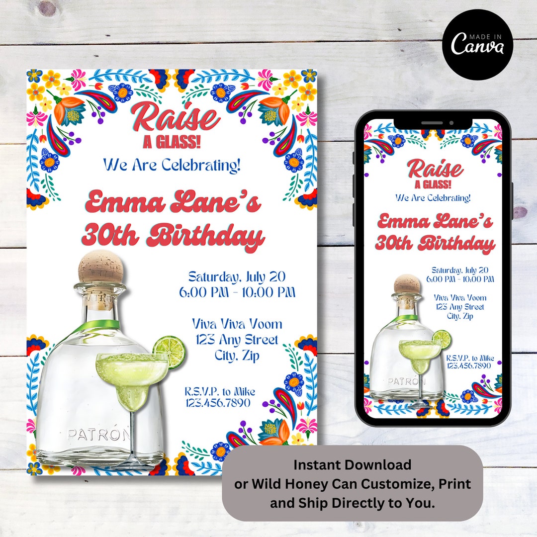 Margarita Tequila Theme Monumental Birthday 50th 60th 40th 30th Mexican ...