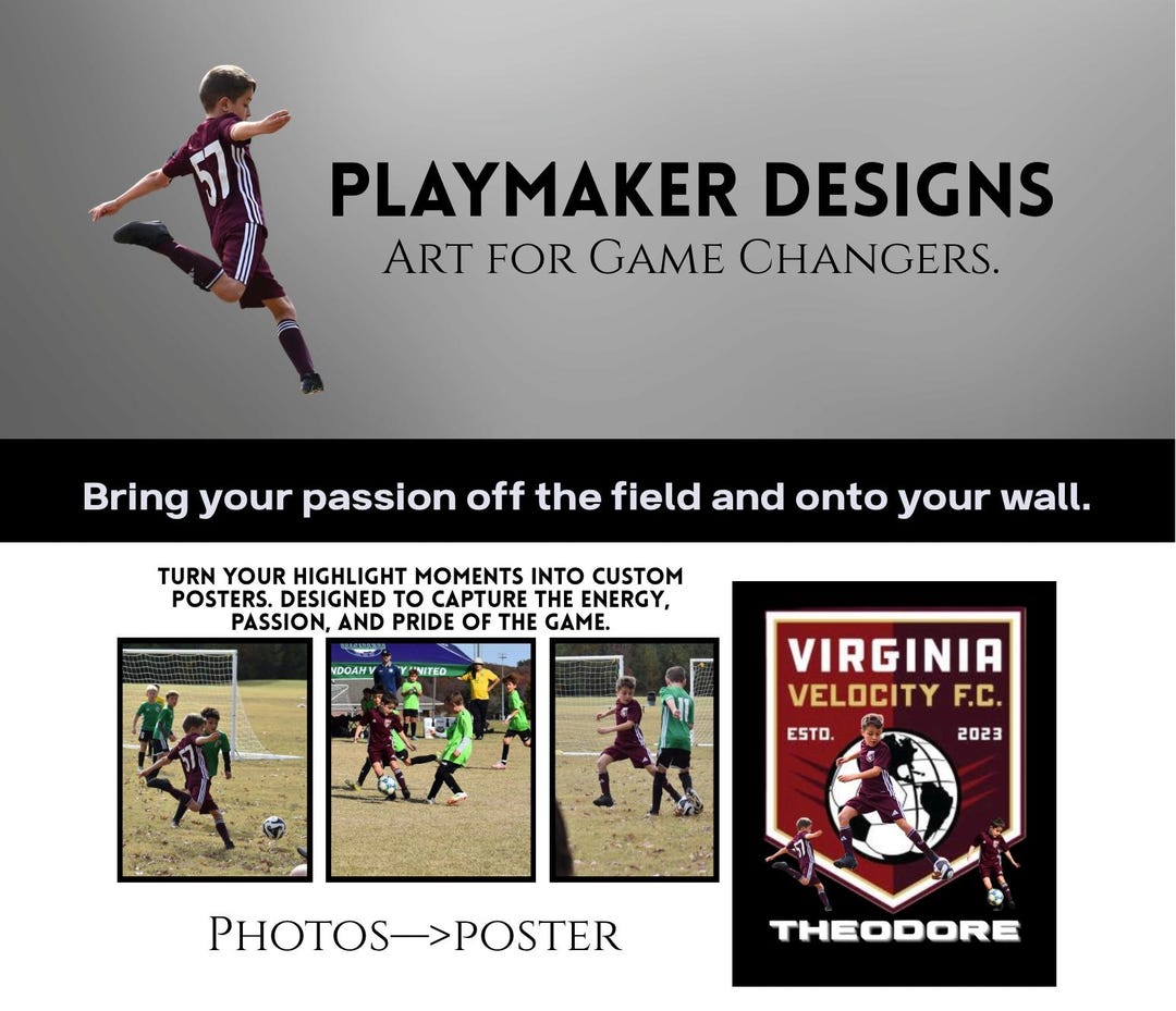 Custom Sports Poster - Etsy