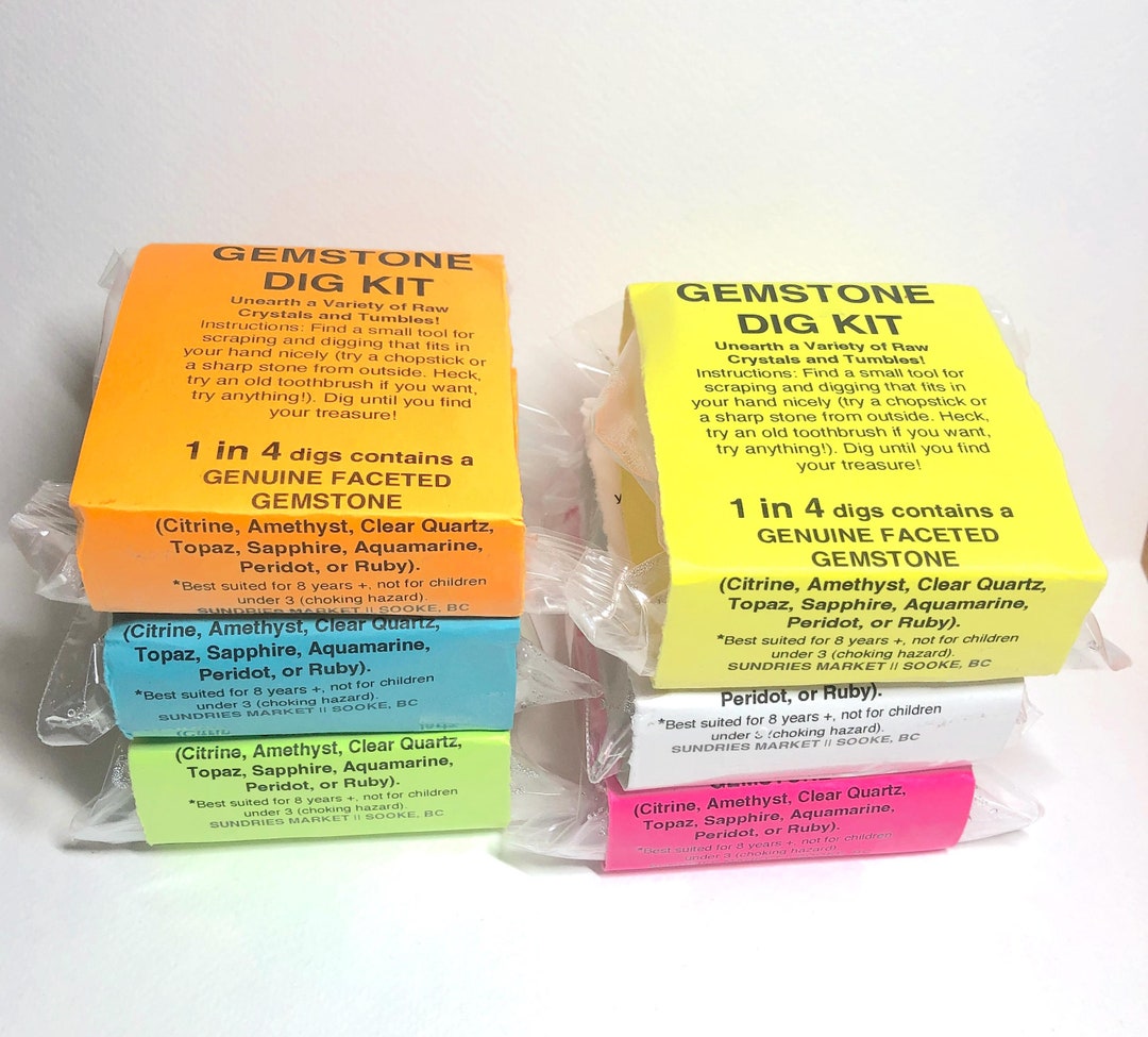 Crystal Dig Kit - Excavation Kit - Science for Kids - Mystery Crystals ...