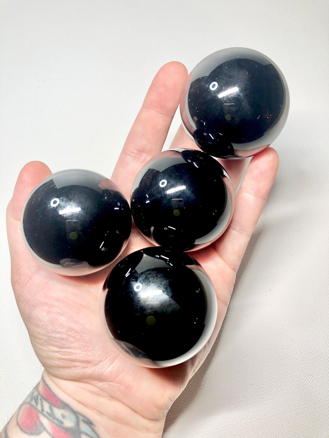 Obsidian Sphere, Crystal Ball, Obsidian Crystal, Real Natural Obsidian ...