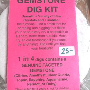 Crystal Dig Kit - Excavation Kit - Science for Kids - Mystery Crystals ...