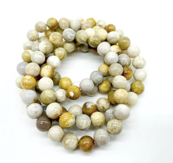 Coral Jade Armband Coral Jade Stone Armband Coral Fossilien Armband Jade Armband Etsy