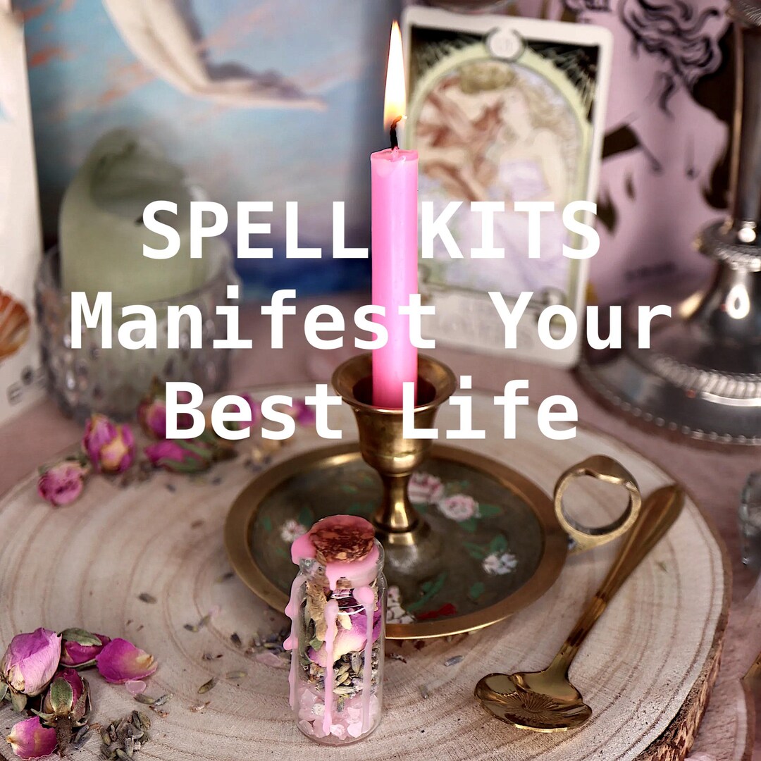 SPELL KITS - Manifest Your Best Life - Love Spell, Happiness Spell, Health Spell, Banish ...