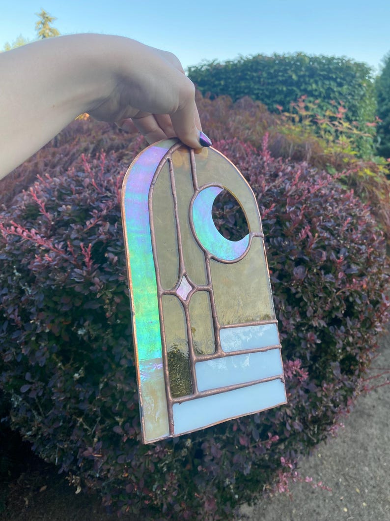 Celestial Moon Stained Glass *PATTERN* - Etsy