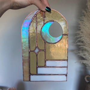 Celestial Moon Stained Glass *PATTERN* - Etsy