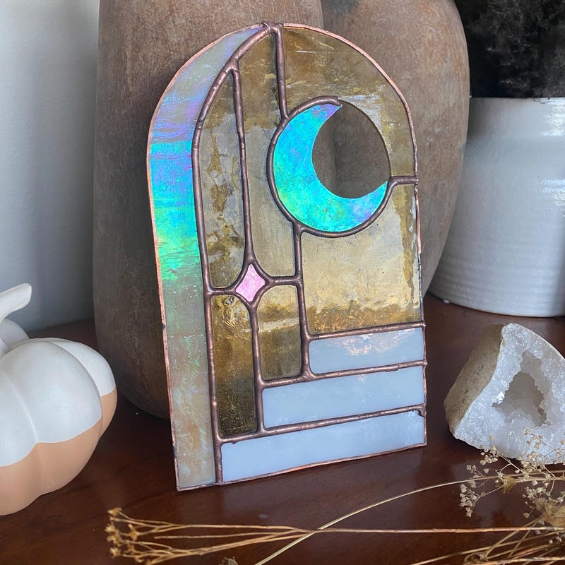 Stained Glass Sconce - Etsy
