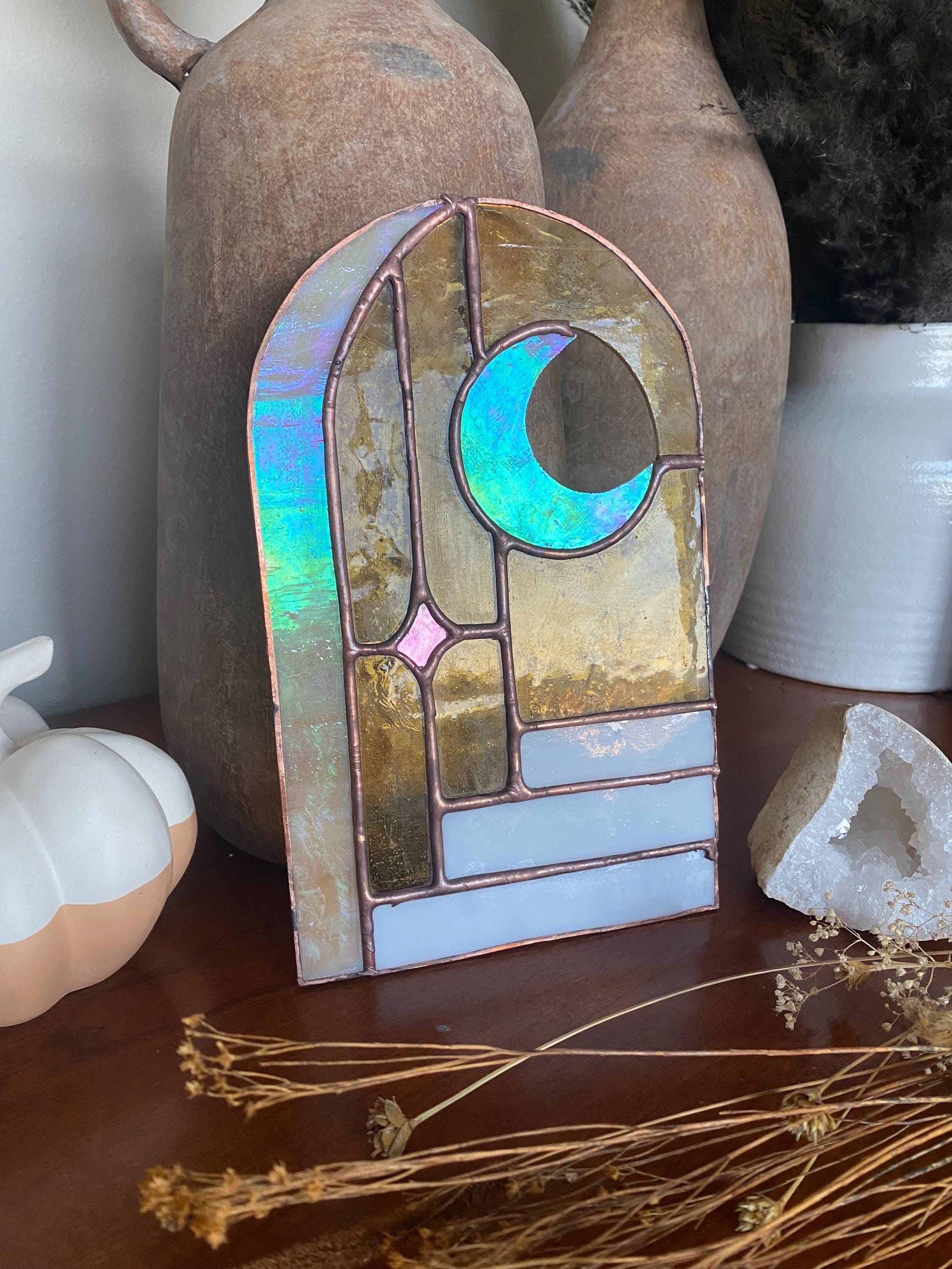 Celestial Moon Stained Glass *PATTERN* - Etsy